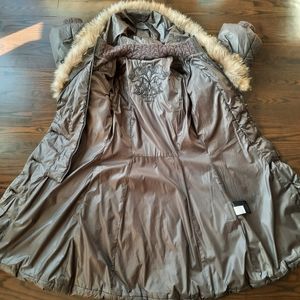 Mackage | Jackets & Coats | Mackage Brown Winter Coat With Real Fur ...